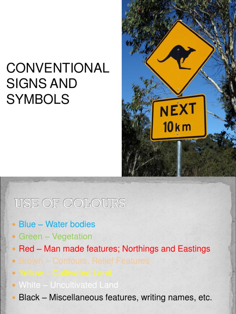 3.conventional Signs and Symbols | PDF | Rock (Geology) | Landscape