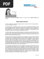 BIR Clarification On Senior Citizens Discount | PDF | Value Added Tax ...