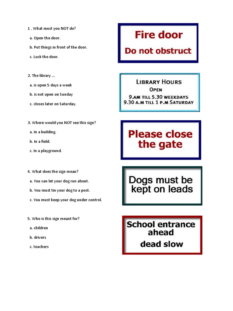 Understanding Library and Signage Rules | PDF | Art