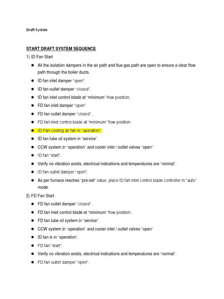 Draft System | PDF | Mechanical Fan | Furnace