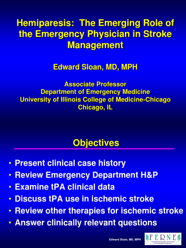 Hemiparesis | Stroke | Thrombosis