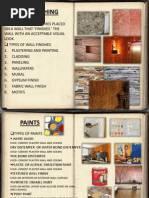 7 Different Types of Building Finishes | PDF | Masonry | Mortar (Masonry)