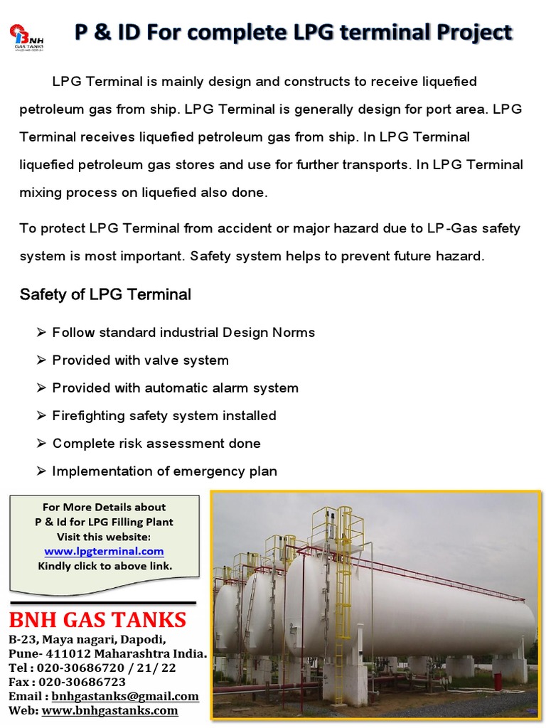 P & ID For Complete LPG Terminal Project | PDF