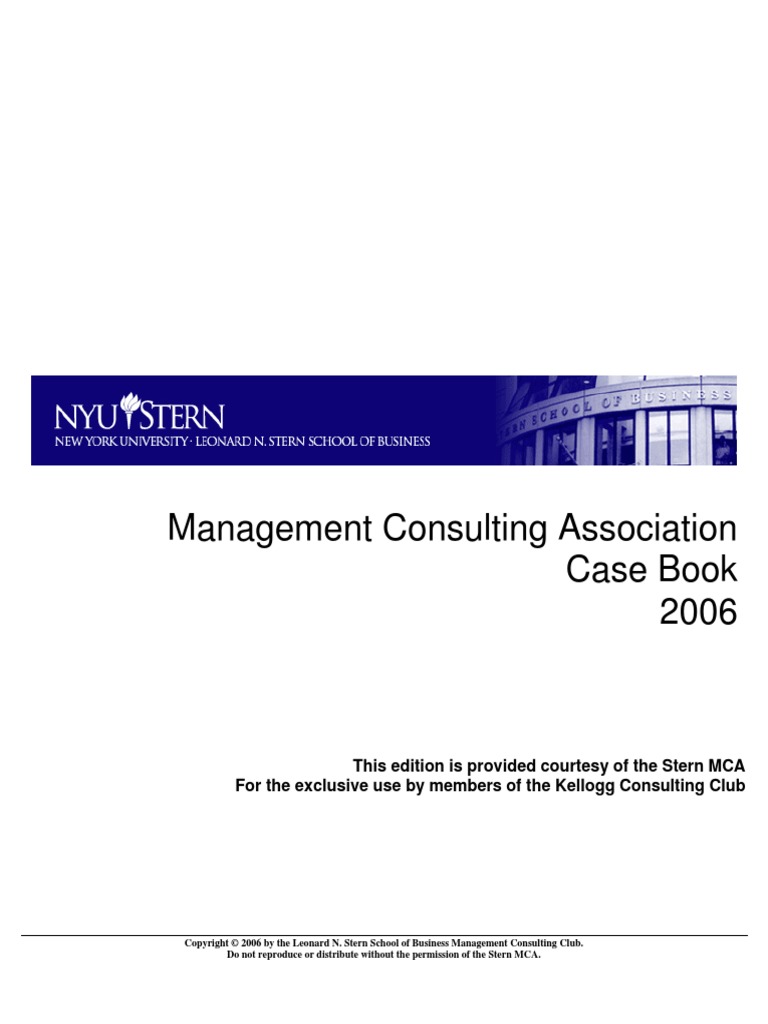 Stern Casebook 2006 Kellogg | PDF | Retail | Insurance