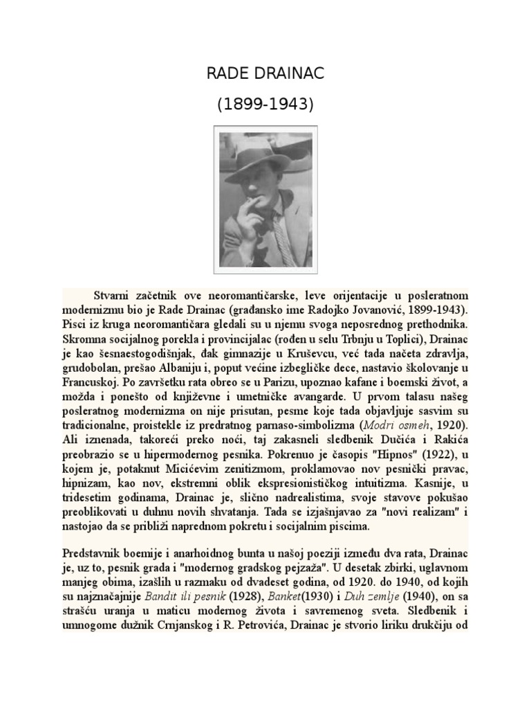Rade Drainac | PDF