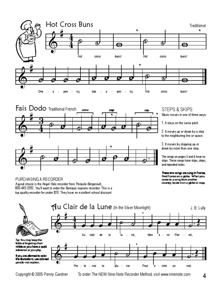 Recorder Lessons For Beginners | PDF | Language Arts & Discipline | Poetry