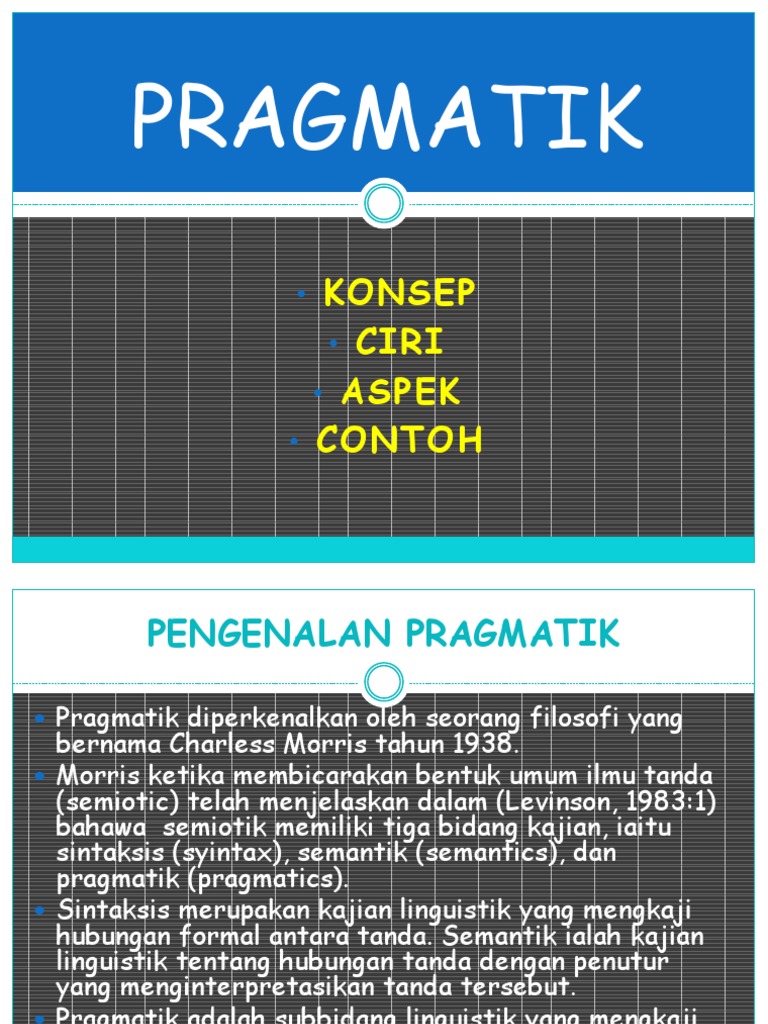 PRAGMATIK | PDF