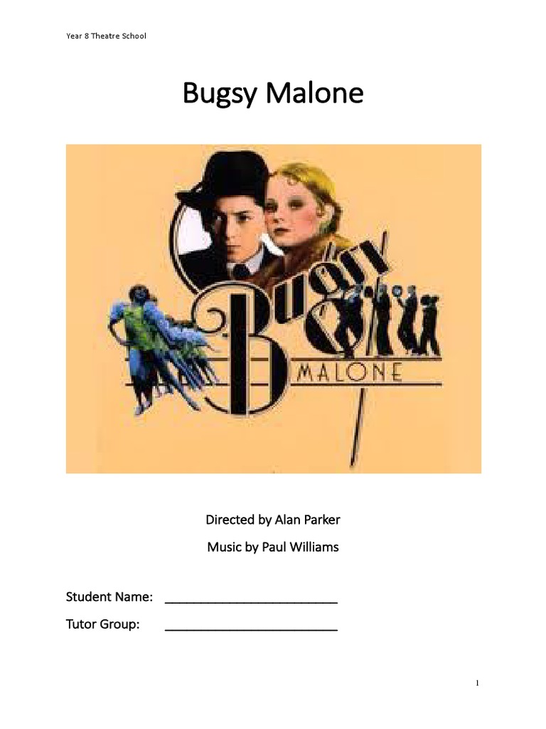 Bugsy Malone Script Extracts | PDF | Leisure