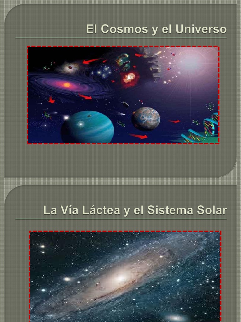 El Cosmos y El Universo | PDF | Tierra | Geografía