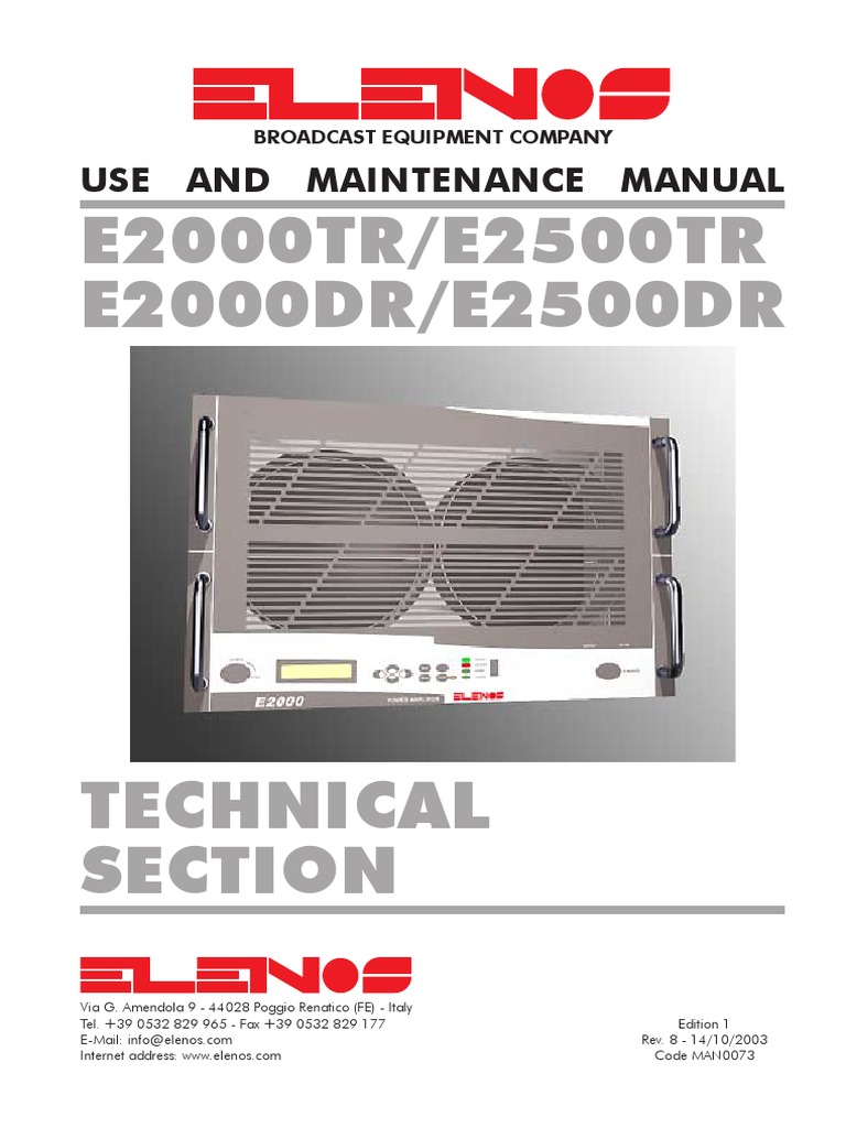 E2000 Uk - 8 PDF | PDF | Electrical Connector | Amplifier