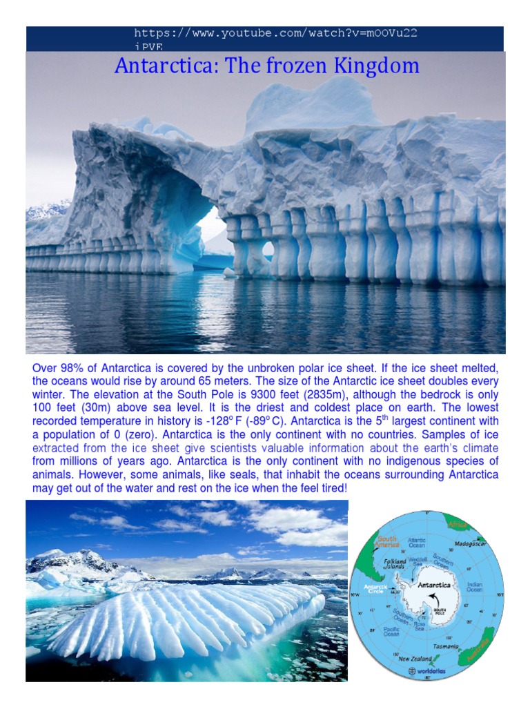 Antarctica Text | PDF | South Pole | Antarctica
