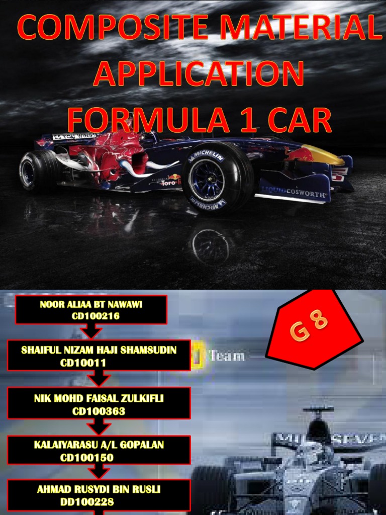 F1 Composite Materials Overview | PDF | Composite Material | Fiberglass