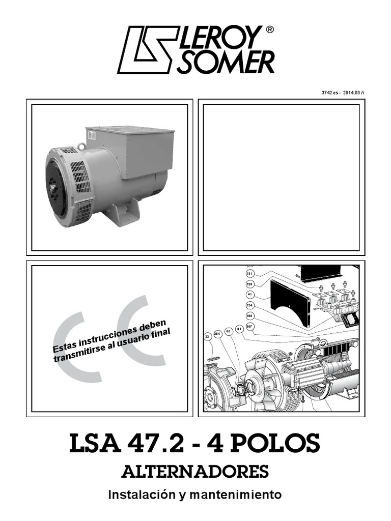 Leroy Somer Lsa47.2 | PDF | Tornillo | Inductor