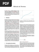Método de Newton-Raphson Modificado | PDF | Ecuaciones | Análisis numérico