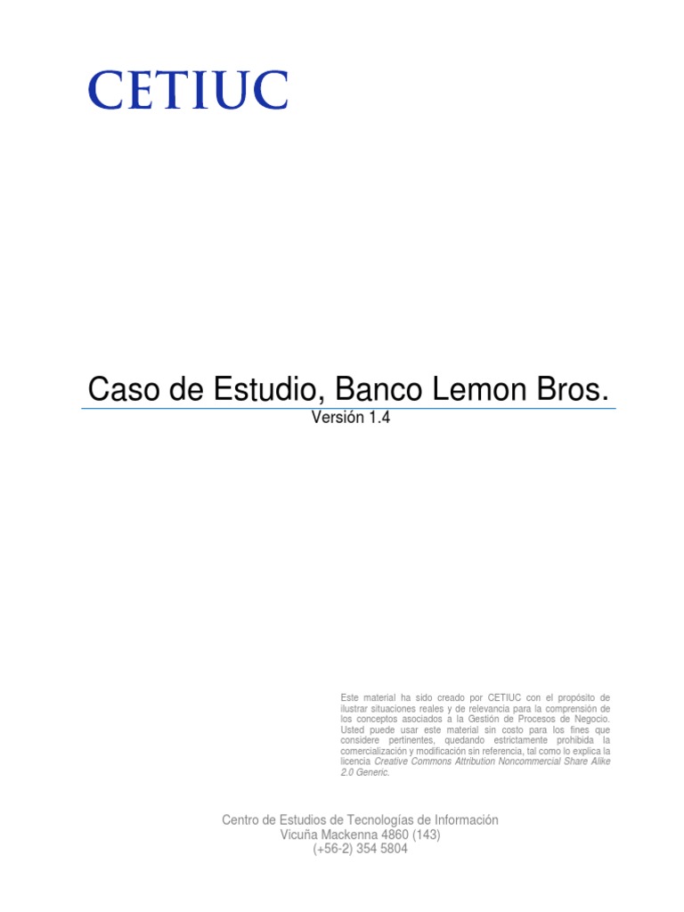 Caso Lemon Bros | PDF | Bancos | Correo electrónico
