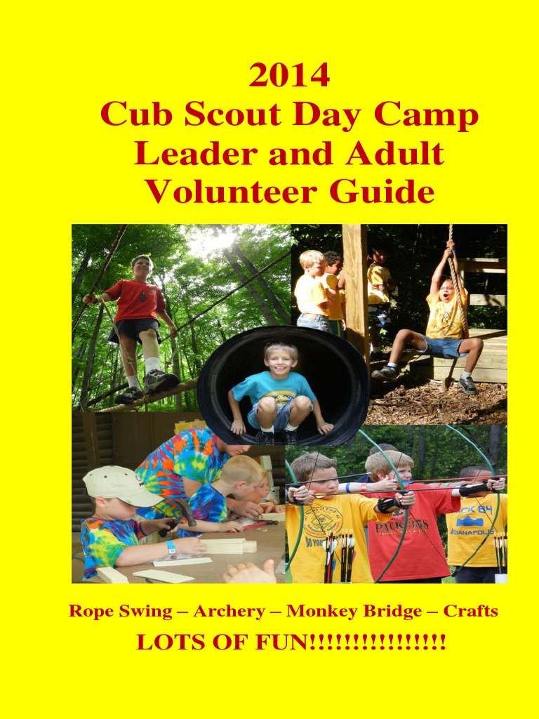 2014 Revised LeadersGuideCubScoutDayCamp W Maps | PDF | Camping | Scouting