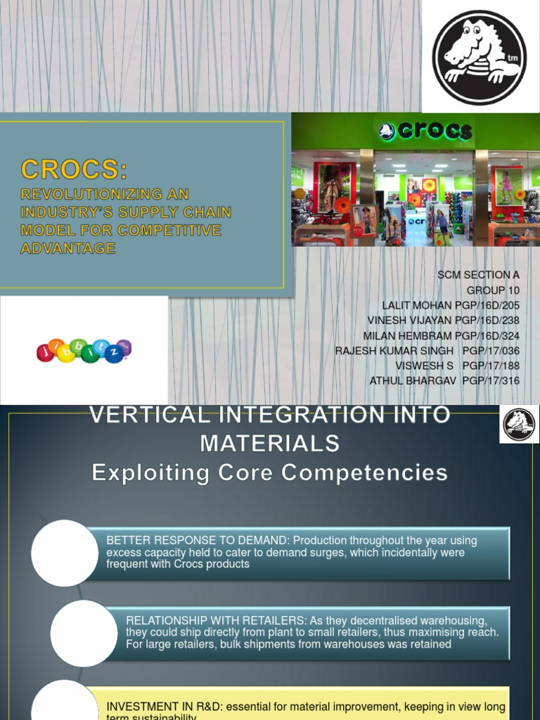 Crocs Supply Chain Innovations | PDF