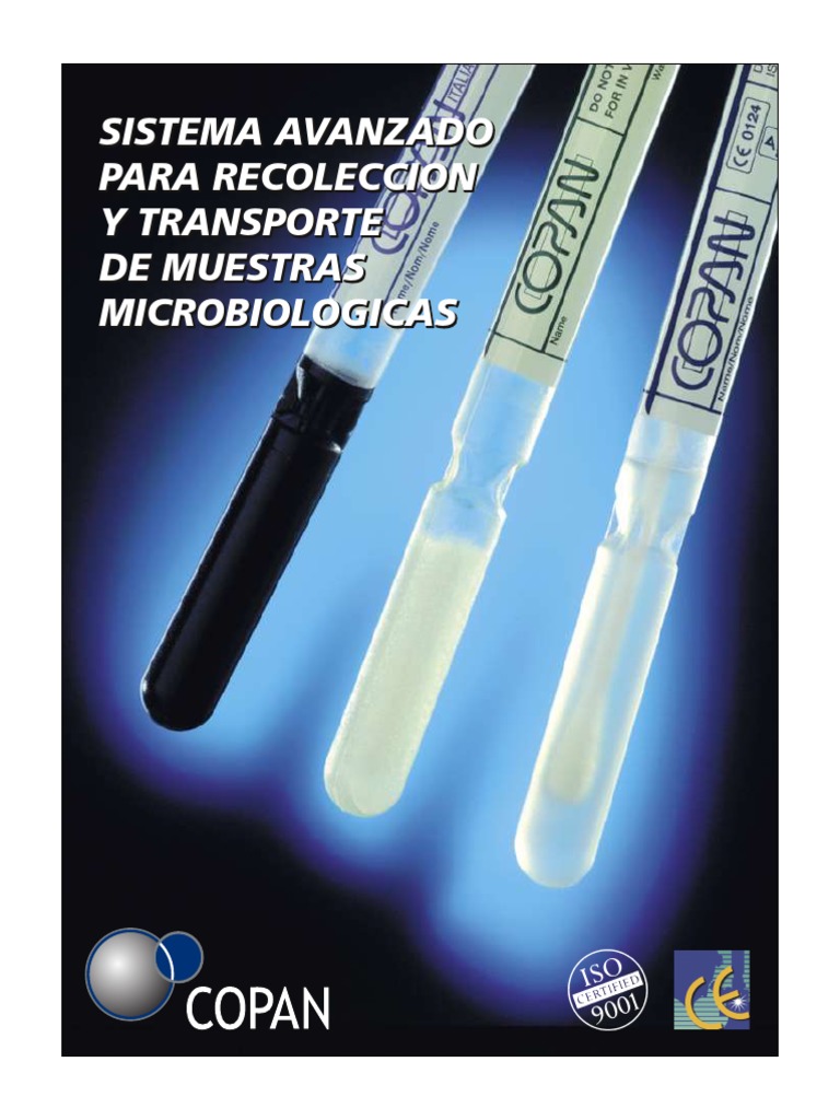 Isopo de Madera Esteril | PDF | Las bacterias | Calcio