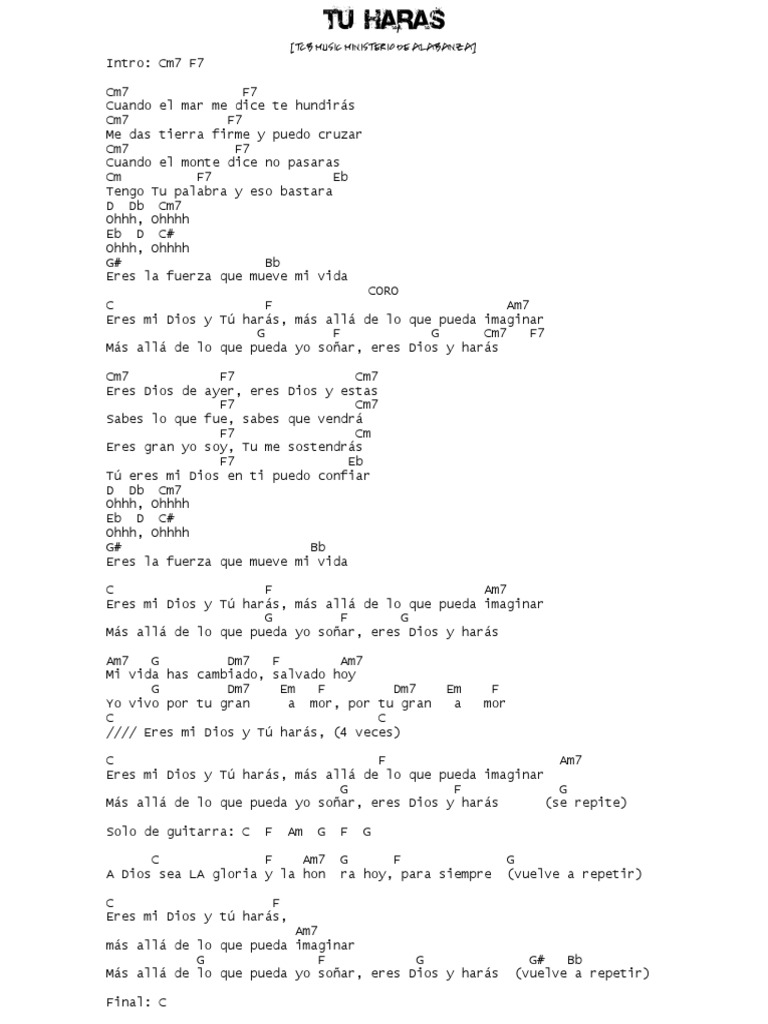 Tu Haras (Marcos Witt) | PDF