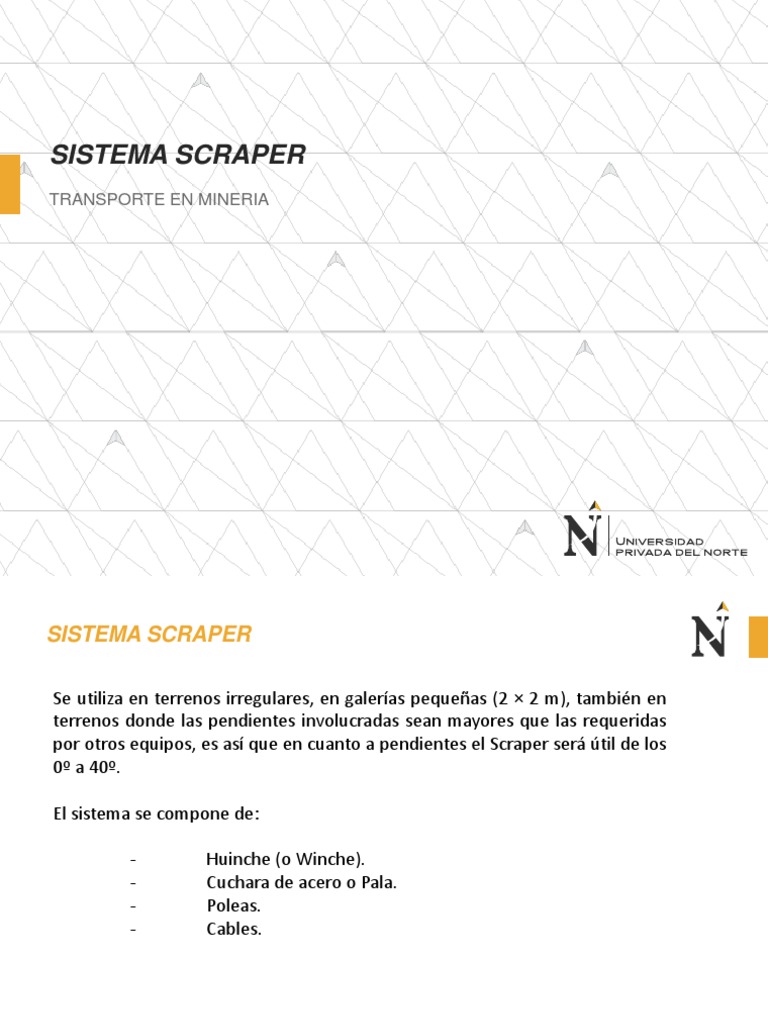 Sistema Scraper en Minería: Componentes y Rendimiento | PDF ...