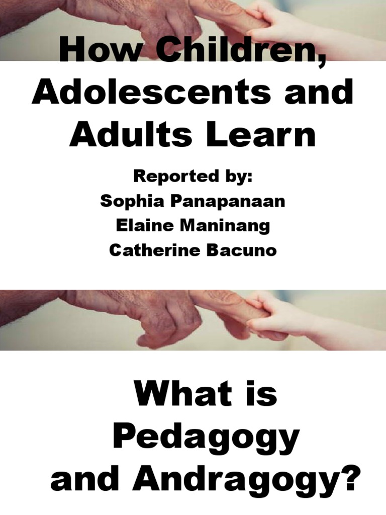 How Children, Adolescents and Adults Learn | Adolescence | Cognitive ...