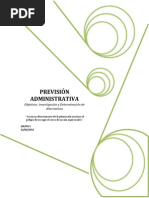Previsión en la Administración Organizacional | PDF | Planificación ...