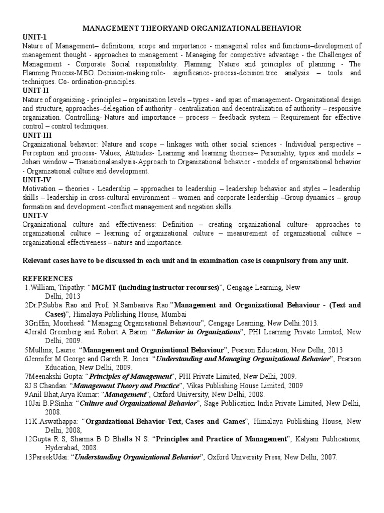 1st Sem Mba Syllabusd | Download Free PDF | Communication | Economics