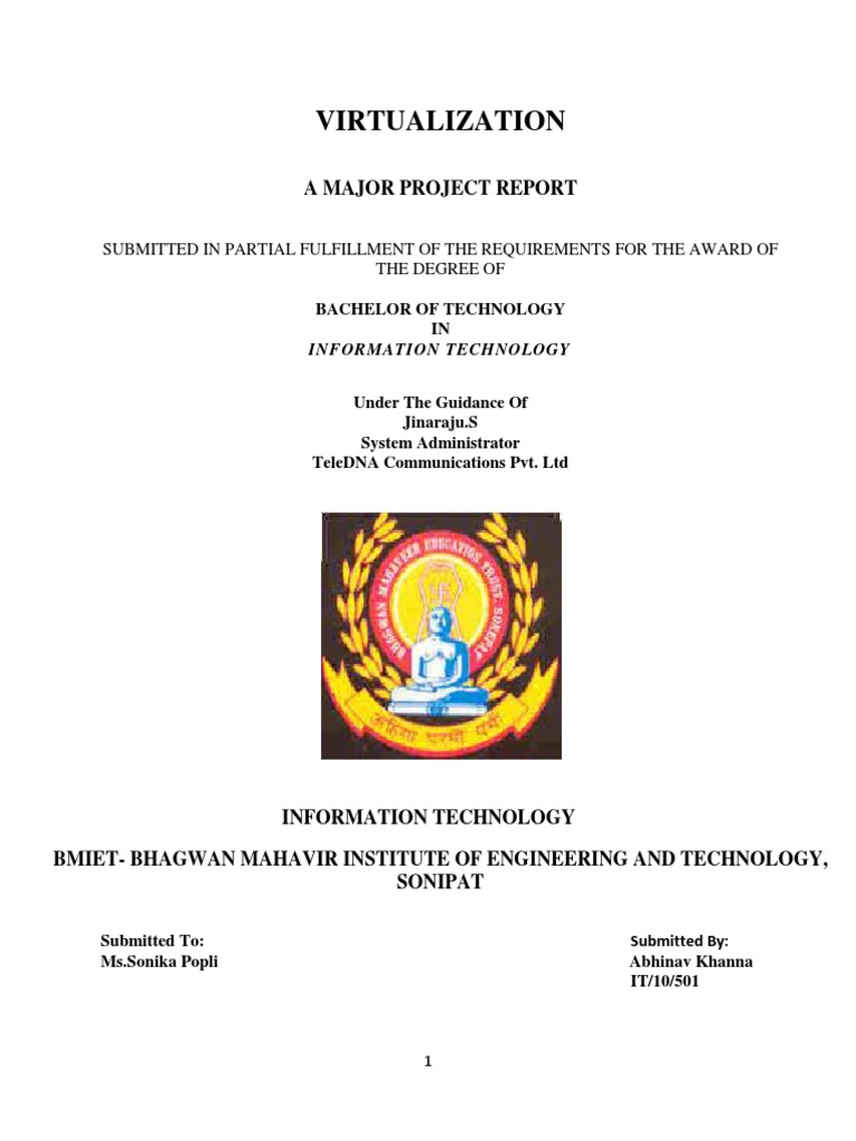 Midterm Project Report | PDF | Virtual Machine | Desktop Virtualization