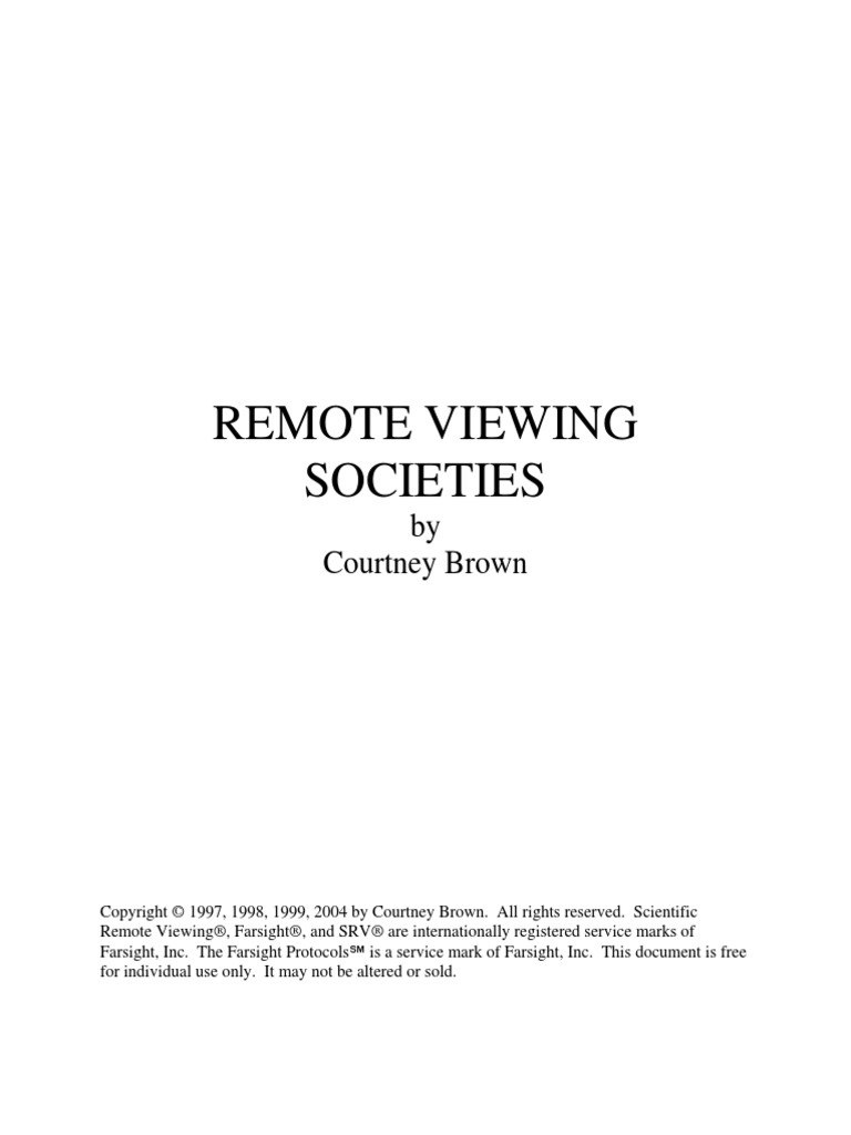Social Political Protocols by Courtney Brown | PDF | Perception | Ratio