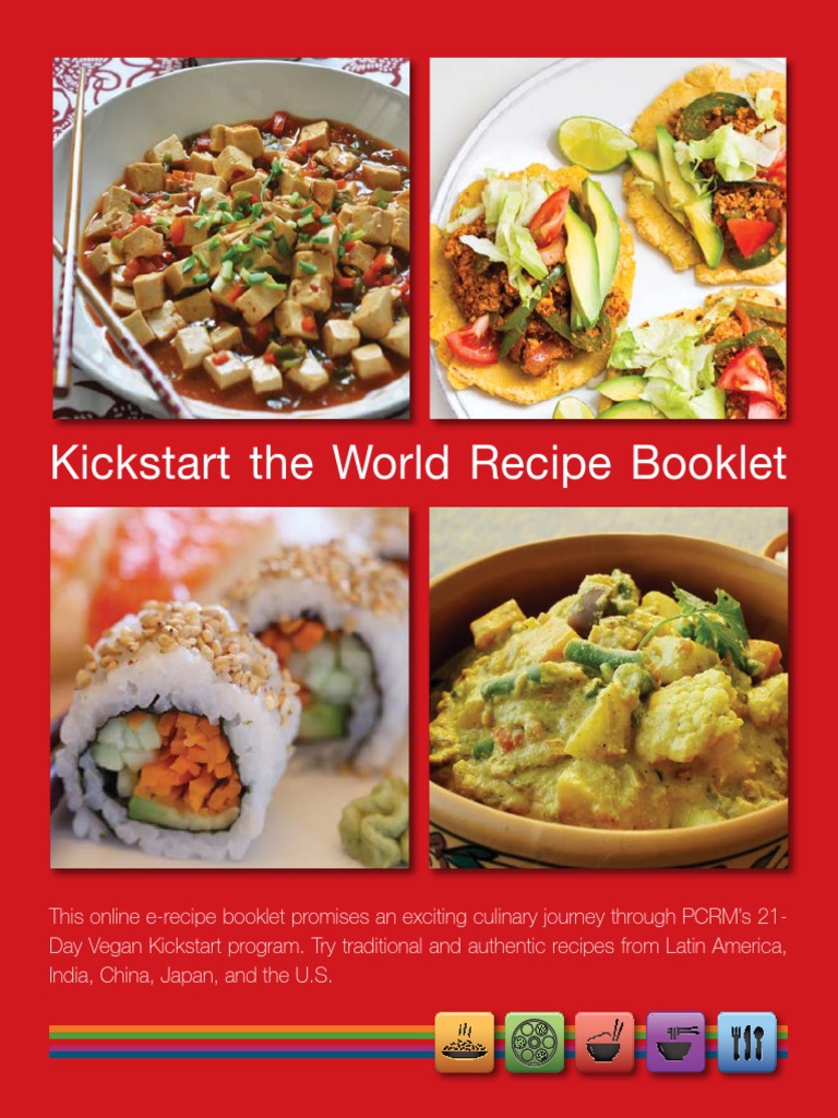 Kickstart The World Recipe Booklet | PDF | Tofu | Indian Cuisine