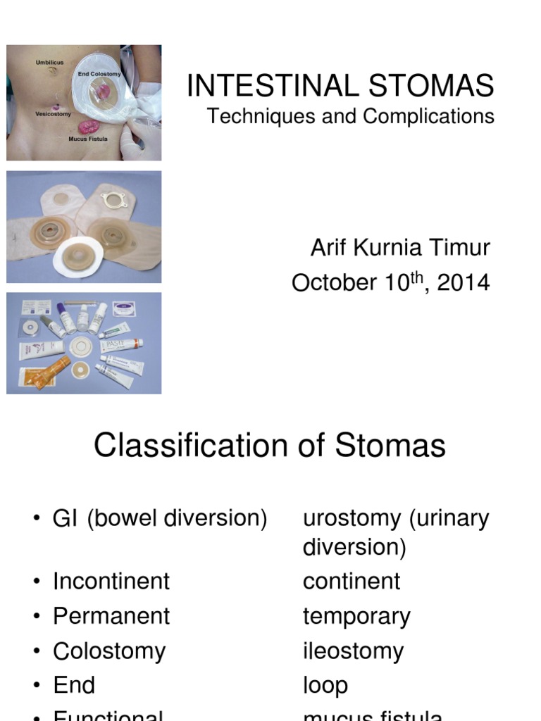 Intestinal Stomas - AKT | PDF | Large Intestine | Gastroenterology