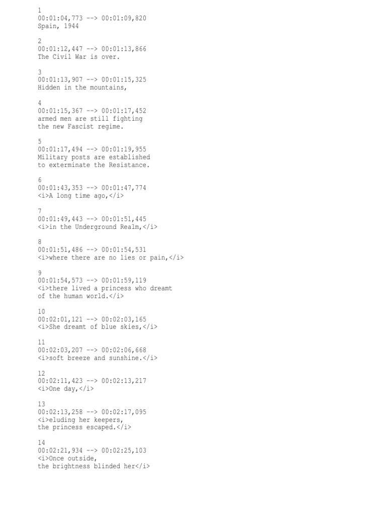 El - Laberinto.del - Fauno.spanish. (VHS Rip) - (EstrenosDivX - Com ...