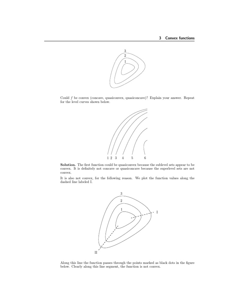 Convex Optimisation Solutions | PDF | Monotonic Function | Probability Density Function