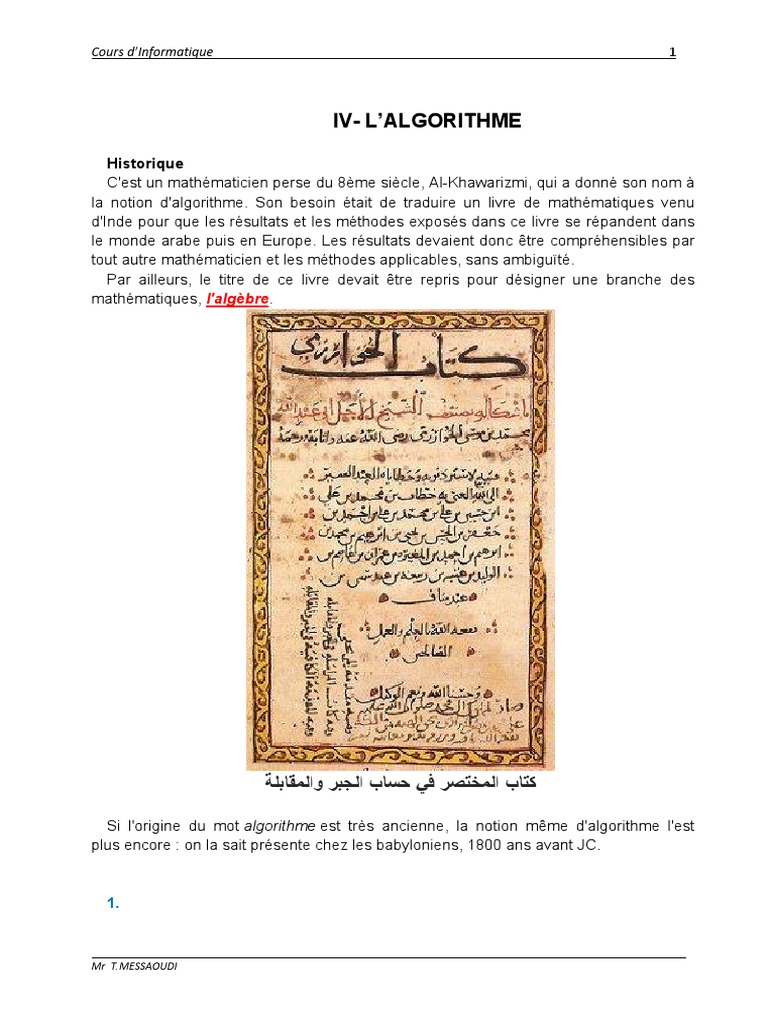 Introduction à l'Algorithmique | PDF | Programme informatique | Programmation