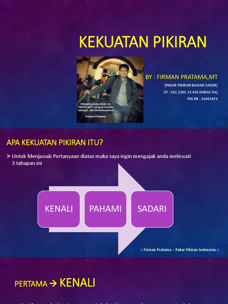 Mengenal Kekuatan Pikiran | PDF