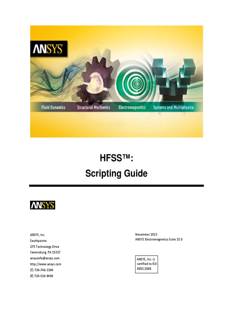 Hfss Scripting Pdf License Scripting Language 