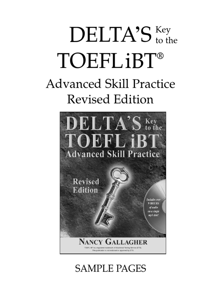 Toefl SAMPLE TEST DELTAS PDF | PDF | Test Of English As A Foreign ...