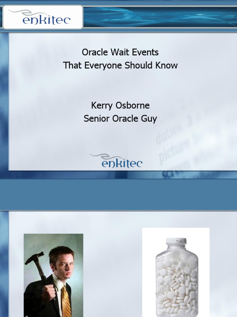 Oracle Wait Events That Everyone Should Know | PDF | Oracle Database | Transmission Control Protocol