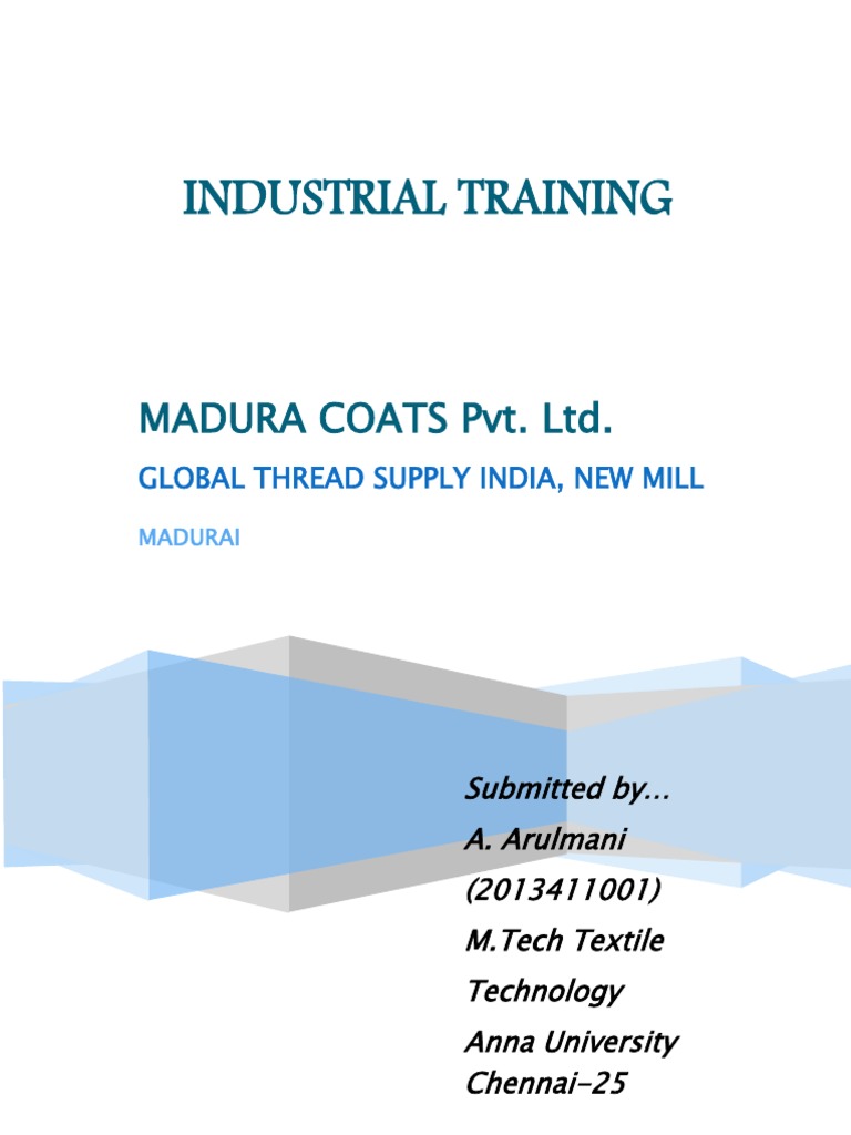 Madura Coats | PDF | Yarn | Spindle (Textiles)