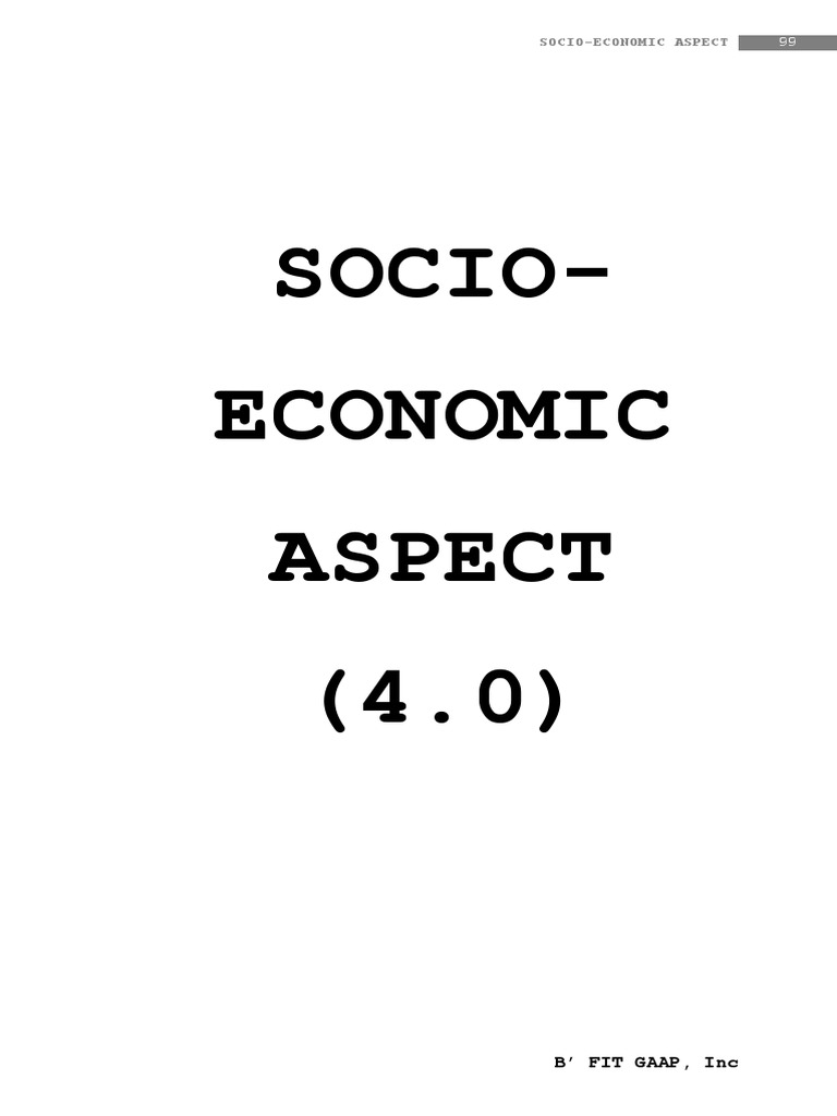 4 Socio-Economic Aspect | PDF | Employment | Competition