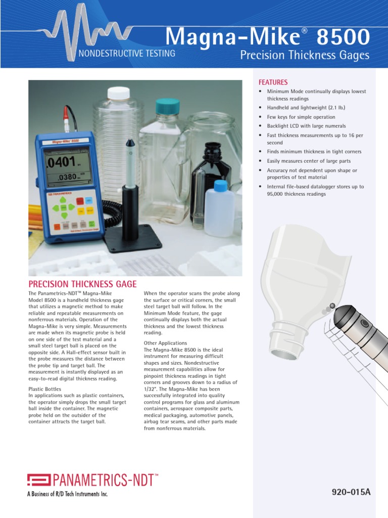 MM 8500 | PDF | Calibration | Electronic Engineering