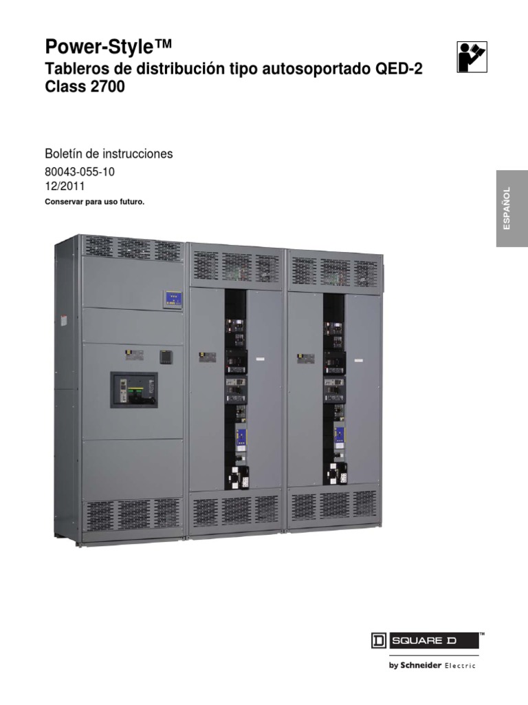 Tableros Square D | PDF | Tornillo | Máquina elevadora