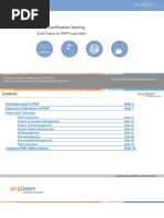 PMP Cheat Sheet | PDF | Cognition | Investing