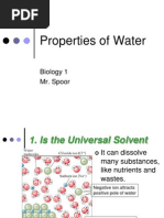 Unit 7 Water - Universal Solvent | PDF | Water | Properties Of Water