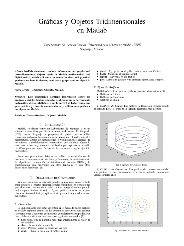 Graficas en Matlab | PDF | Matlab | Áreas de informática