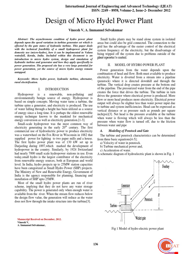 B0874112212 Design Micro Hydro Power Plant | PDF | Hydroelectricity ...