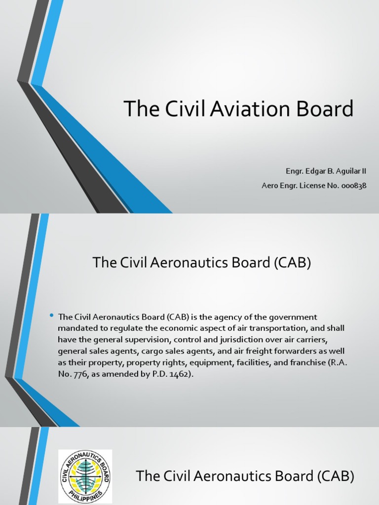 Civil Aeronautics Board | PDF | Aircraft | United States Government ...