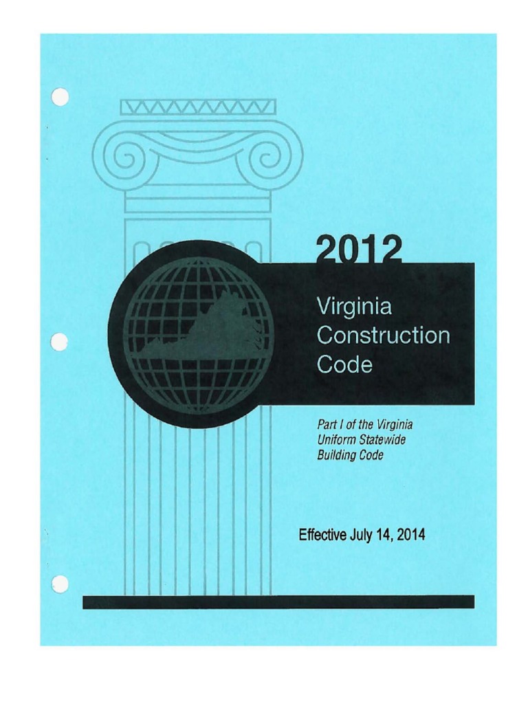 2012 Virginia Construction Code | PDF | Building Code | Electrical Wiring