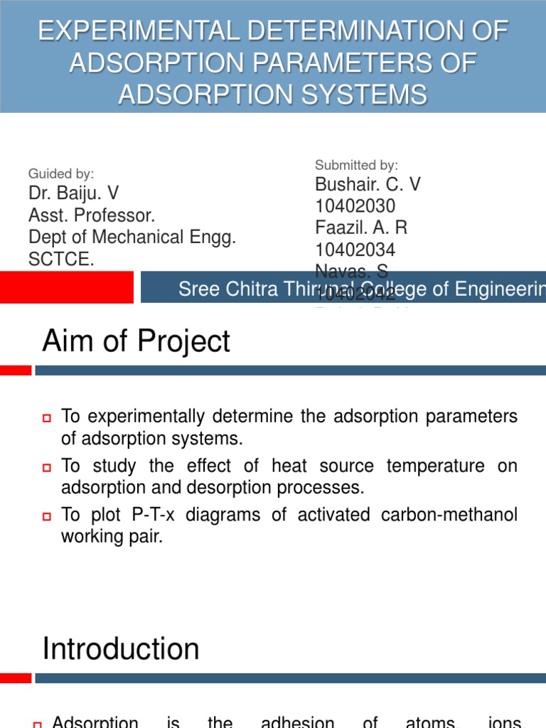 Adsorption | PDF | Adsorption | Absorption (Chemistry)