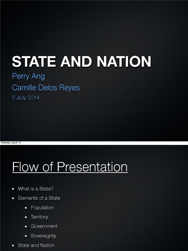 State and Nation | Download Free PDF | Sovereign State | Nation